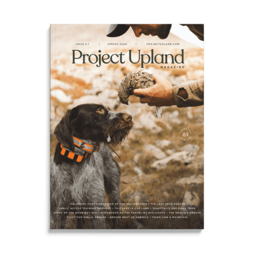 V2N1 of Project Upland Magazine Spring 2020 - Project Upland